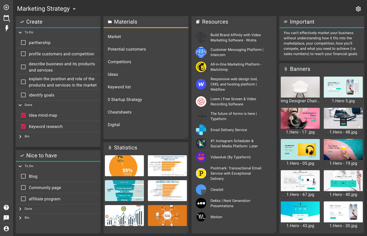 Boardist - Your personal workspace